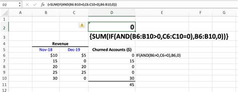 Simple Excel Array Example Comparing Only The First Value Of Input