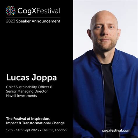 Cogx Festival On Linkedin We Are Thrilled To Introduce Lucas Joppa A Renowned Sustainability…