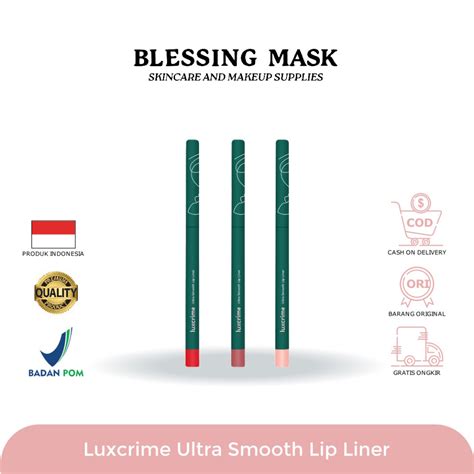 Jual Luxcrime Ultra Smooth Lip Liner Lipstick Shopee Indonesia