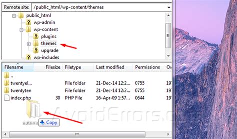 Easily Install Wordpress Themes Manually Via Ftp Avoiderrors