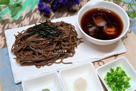 백종원 국수장국 냉메밀소바 소스도 같이