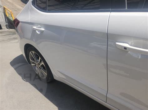 부산 아반떼 차문 기스 휀다 흠집 차까짐 지동차 페인트 벗겨짐 판금 도색 복원 후기 부산광역시 수영구 망미동 광택전문