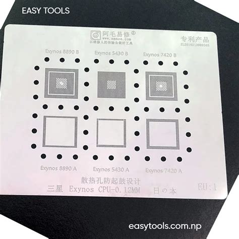 Eu 1 Amaoe Stencil Included Exynos Cpu Exynos 8890b Exynos 8890a Exynos