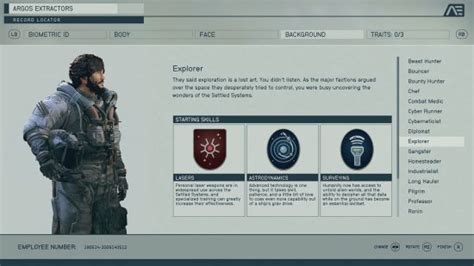 Each Starfield Character Creation Option Explained