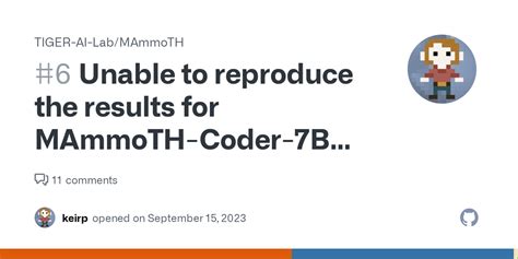 Unable To Reproduce The Results For Mammoth Coder 7b On Math · Issue 6