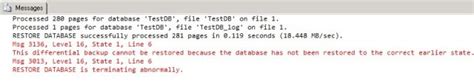 Solve Common Sql Server Restore Issues