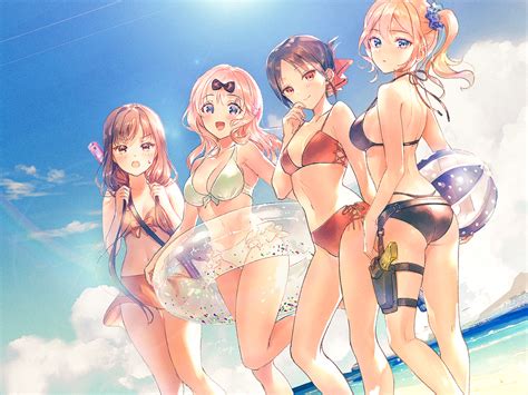 Shinomiya Kaguya Fujiwara Chika Hayasaka Ai And Iino Miko Kaguya
