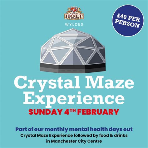 Crystal Maze Experience Joseph Holt