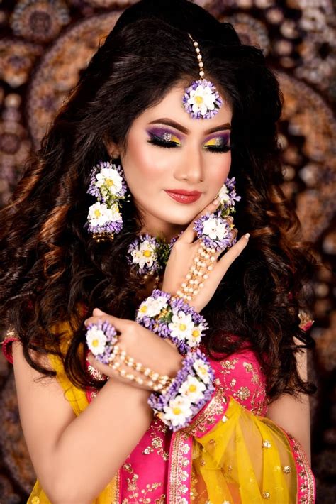 Haldi Mehendi Look Mehendi Makeover Photo And Video