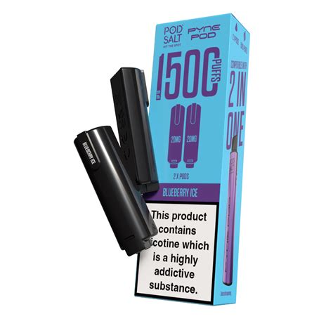 Pod Salt Pyne Pod 2 In 1 Pods Blueberry Ice Pyne Pod Uk