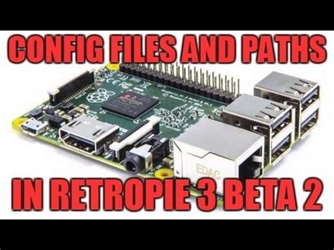 RetroPie Config Files And Paths In RetroPie Beta YouTube