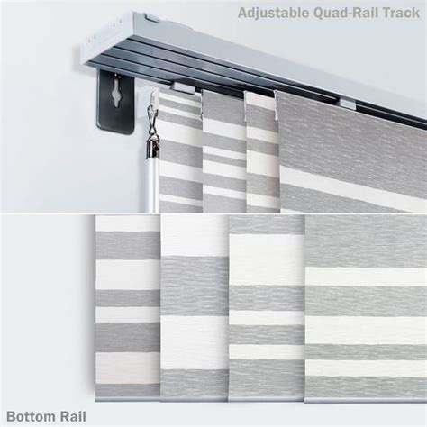 GoDear Design 99 Blackout Adjustable Sliding Panel Track Blinds