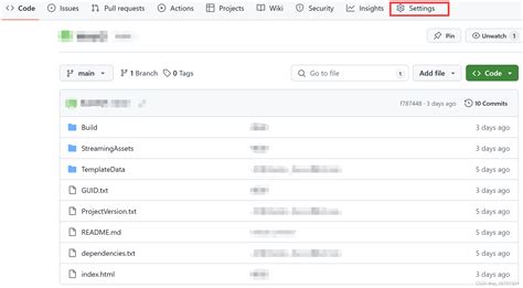 unity 发布webgl部署到github unity webgl github csdn博客