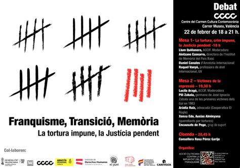 Debate Franquismo Transición Memória La Tortura Impune La Justicia