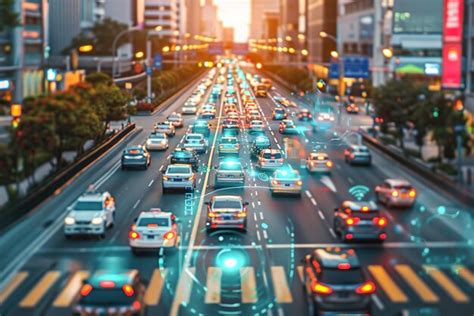 Premium Photo Analyzing Traffic Flow Data Designing Efficient Public