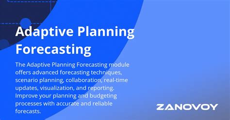 Adaptive Planning Forecasting Module Explored