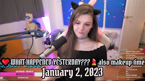 F1nn5ter 2023 01 02 Stream ️what Happened Yesterday💄also Makeup