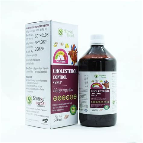 Adults Cholesterol Control Syrup For Clinical At ₹ 320 Bottle In