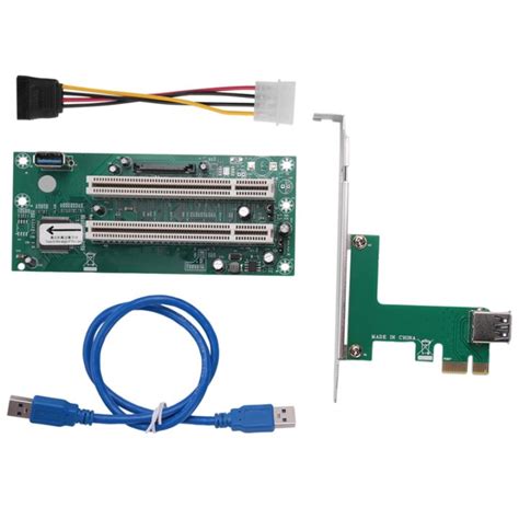 Pci Express To Dual Pci Adapter Card Pcie X1 To Router Tow 2 Pci Slot Riser Card 2 5gbps Support