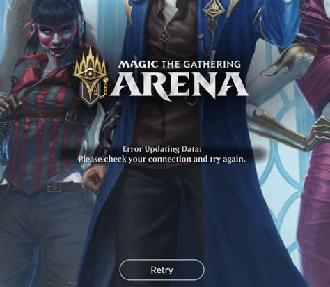 error updating data mac r magicarena