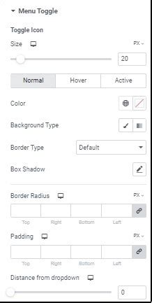 The Menu Widget Elementor