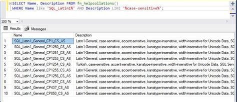 How To Change Database Collation In SQL Server