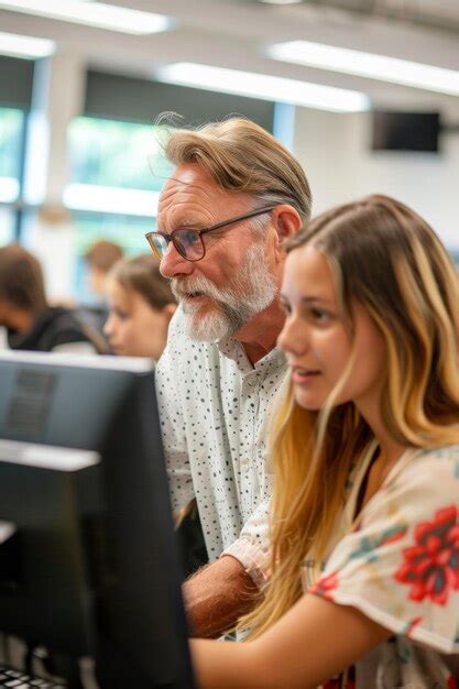 Focused Adults In Collaborative Computer Class For Lifelong Learning