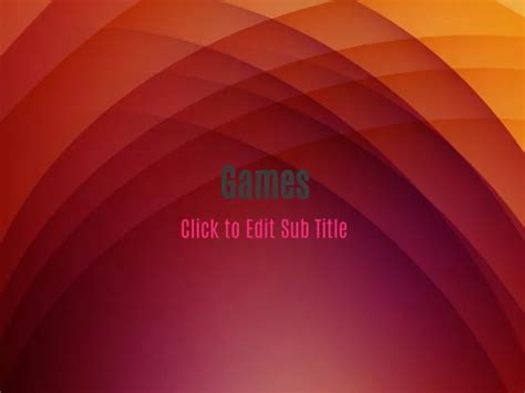 ppt games powerpoint presentation free download id 11375634