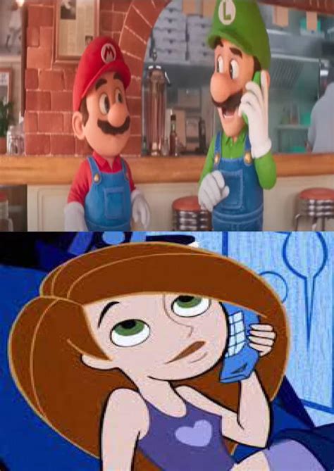 Kim Possible Calls The Mario Bros By Valerie2803 On Deviantart