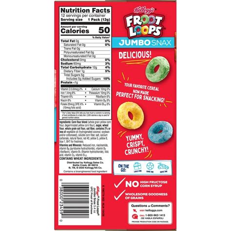 Froot Loops Nutrition Information Nutrition Information