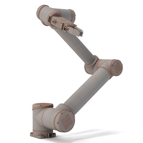3d Model Ur10 With Schunk End Of Arm Modular System Electric Grippers