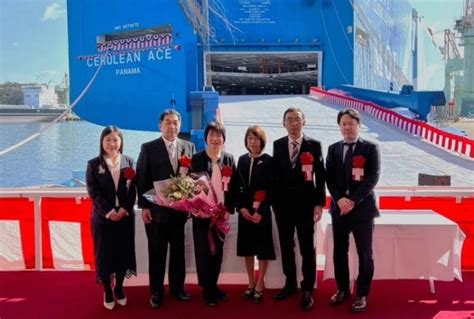 Mol Welcomes New Lng Fueled Car Carrier Cerulean Ace