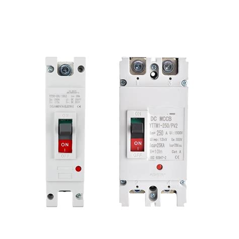 250 Pv2 Dc Molded Case Circuit Breaker 1p 2p 250v 550v 250a 25ka Solar
