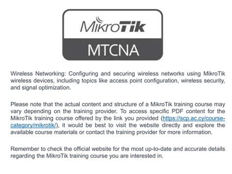 Mikrotik Training In Cyprus Ppt Free Download