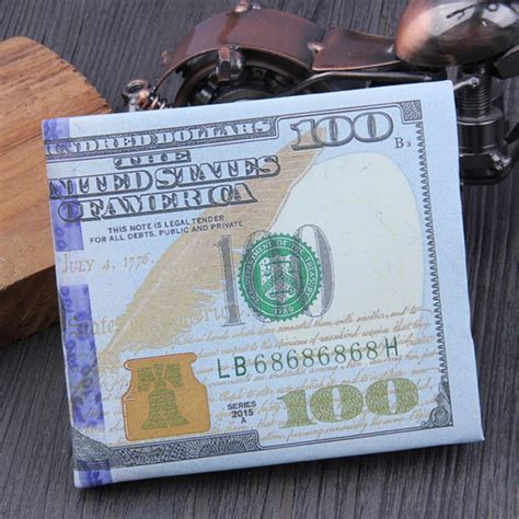 Naivety Wallet Us Dollar Bill Pu Leather Wallet Brown Wallet Bifold Credit Card Photo Unsex