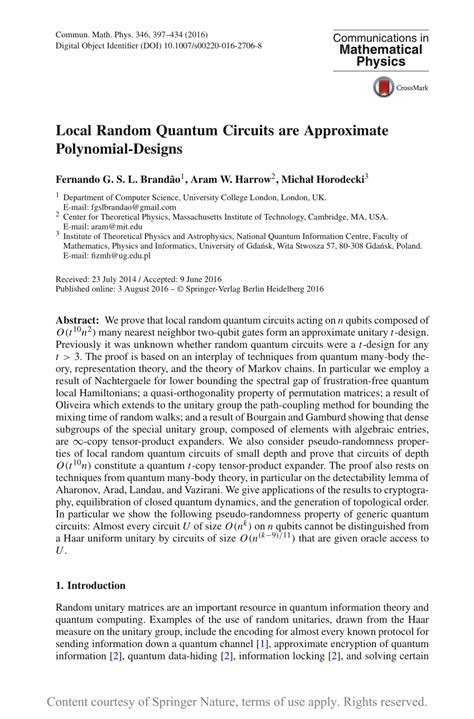 local random quantum circuits are approximate polynomial designs