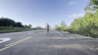 Skinny Twink Dared To Walk Naked On A Public Road At Night Xxx Mobile