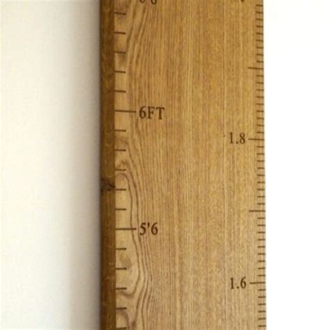 Personalised Wooden Height Chart Uk