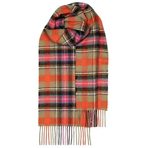 Bruce Of Kinnaird Ancient Lambswool Tartan Scarf