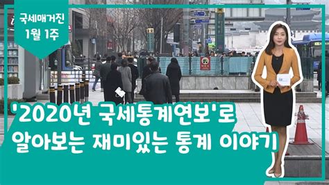 ‘2020년 국세통계연보로 알아보는 재미있는 통계 이야기~ Youtube