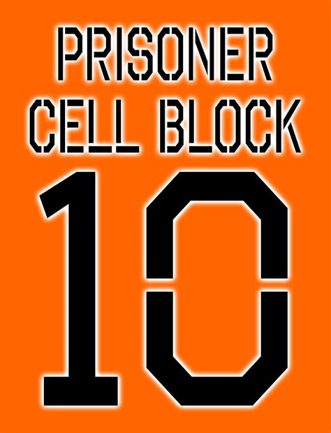 Prison Jail Convict Criminal Prisoner Cell Block 10 Digital Art By