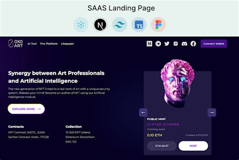 create landing page for saas in react js and tailwind css by sulaimanwebdev fiverr