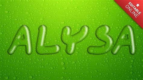 Alysa Text Style Effects Generator