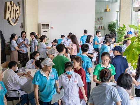 Rita Chăm Lo Sức Khỏe Định Kỳ Cho Công Nhân Viên Hành Động Vì Phúc Lợi Bền Vững Nước Giải
