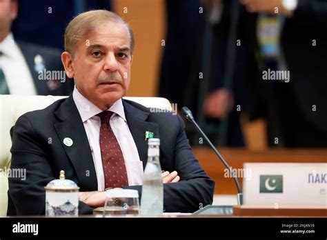 Pakistani Prime Minister Shahbaz Sharif Attends The Shanghai