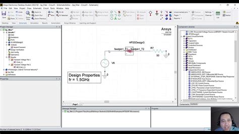 Integrating A 3d Hfss Band Pass Filter Into Circuits Using Ansys