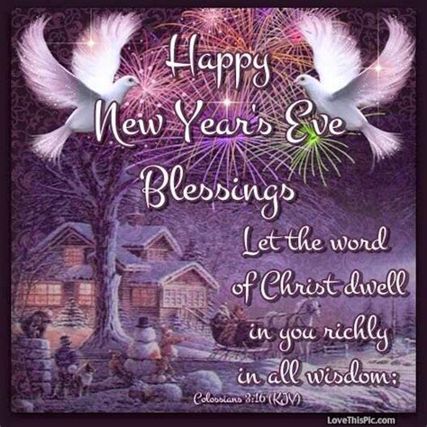 Happy New Years Eve Blessings Quote With Prayer Pictures Photos And