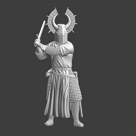 Teutonic Knight With Crested Helmet Studio Historia