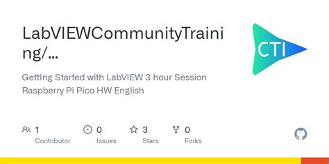 GitHub LabVIEWCommunityTraining GettingStartedLabVIEW English Getting Started With LabVIEW