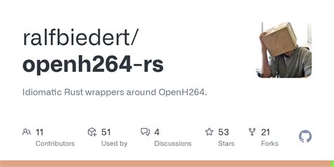 Github Ralfbiedertopenh264 Rs Idiomatic Rust Wrappers Around Openh264